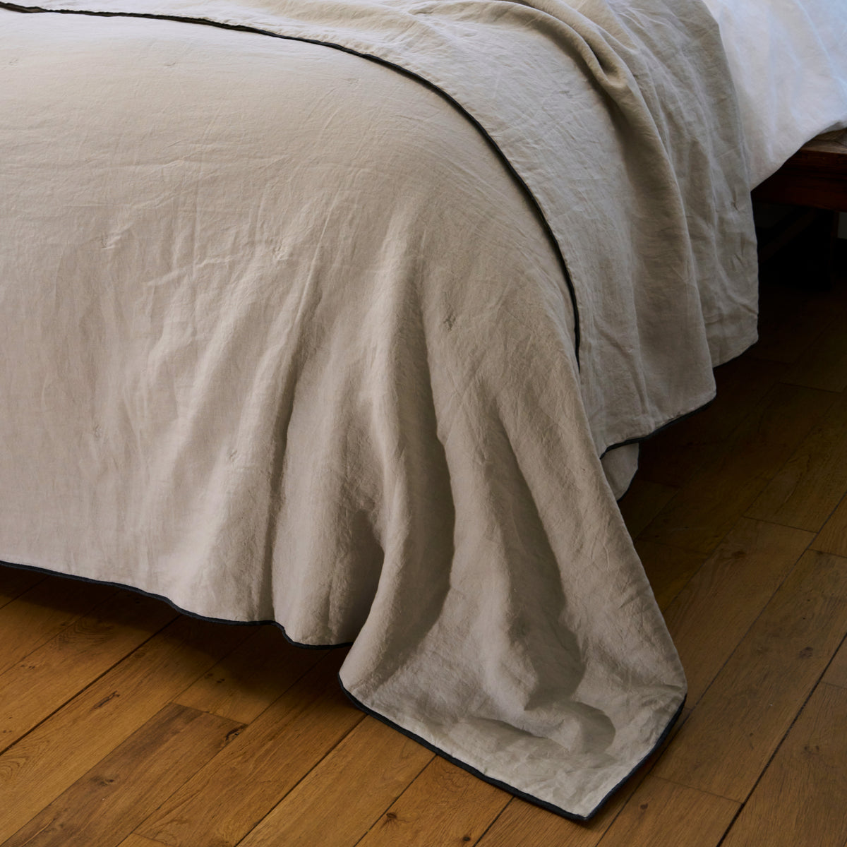 Plaid Lin lavé Autour du lin